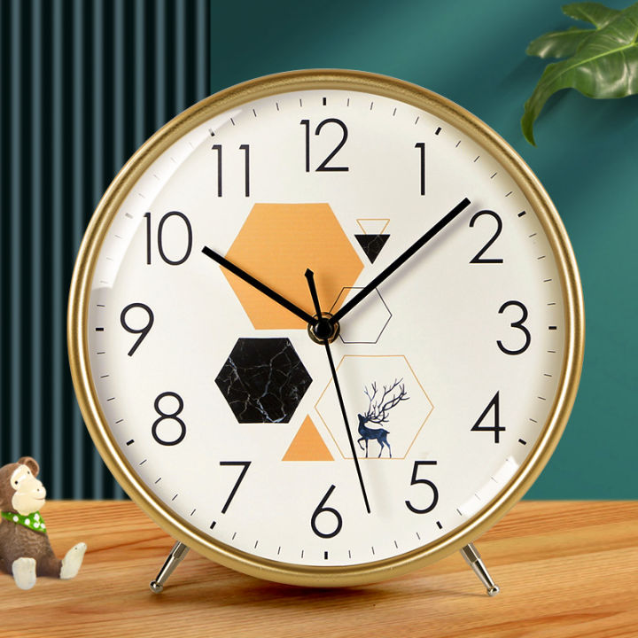 Quartz Clock Desktop Living Room Home Fashion Clock Display Desktop ...