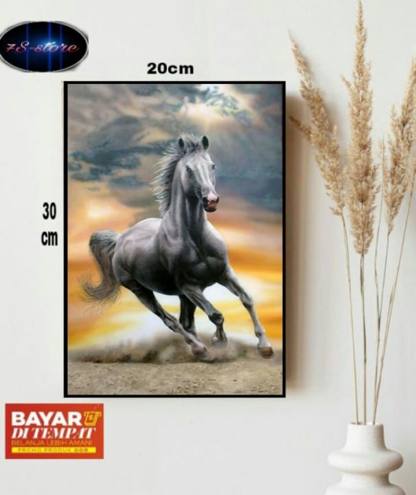 HIASAN DINDING GAMBAR KUDA/POSTER KAYU GAMBAR KUDA/POSTER GAMBAR KUDA ...