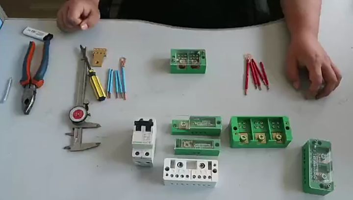 Single Phase 60a Wire Single Phase 2 In 6 8 12 18 Out Wire Terminal Box Connector Block