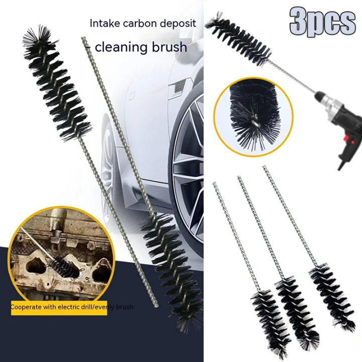 3pcs Cleaning Brush for Air Door Carbon Deposit Auto Engine Air Inlet ...