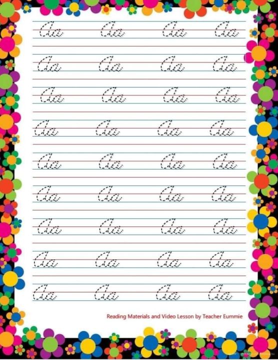 Cursive Book (Customized) 30 pages | Lazada PH