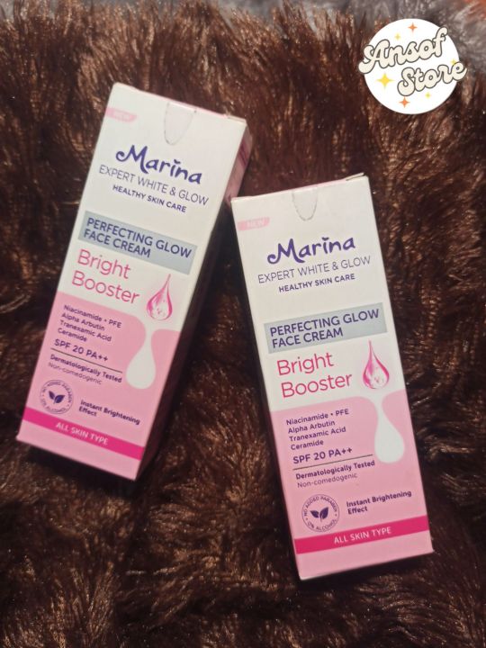 MARINA Face Cream Bright Booster | Lazada Indonesia
