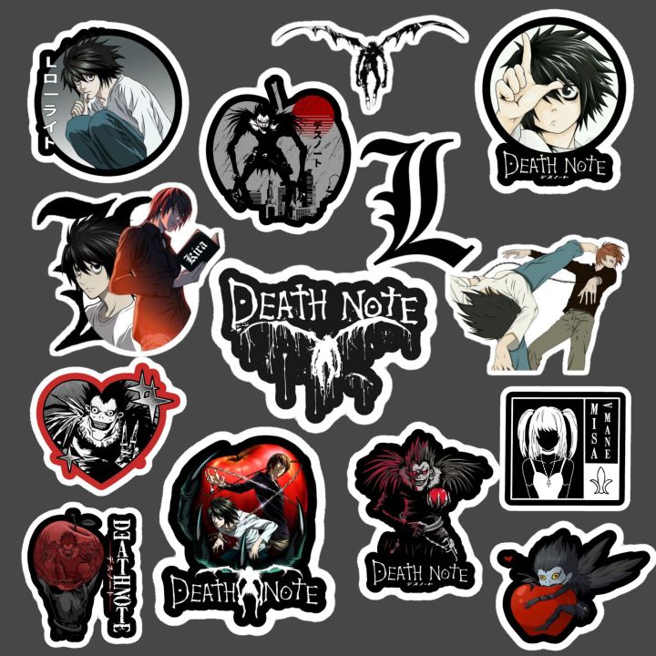 DEATH NOTE Laminated VINYL STICKERS waterproof and Scratchproof | Ara's ...