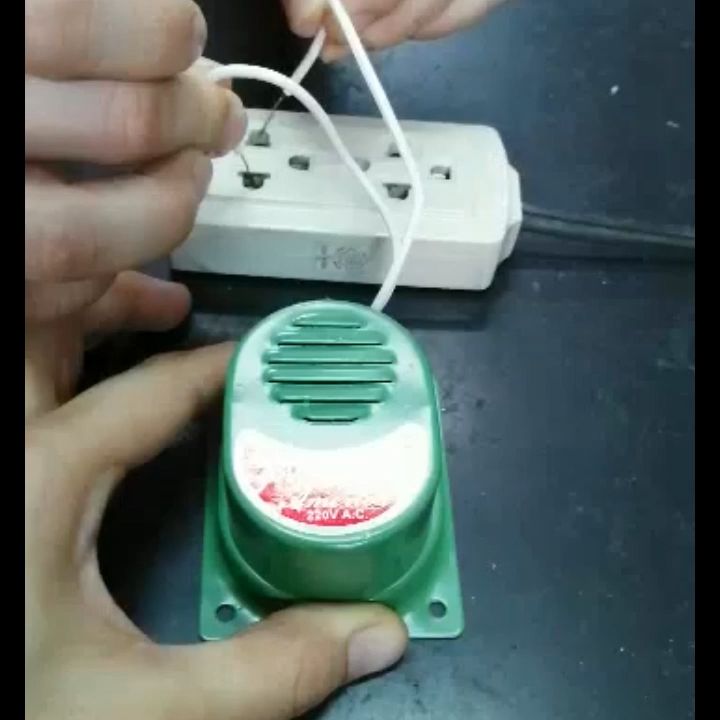 America Oval Metallic Buzzer / Round Door Bell / Doorbell Only (No ...