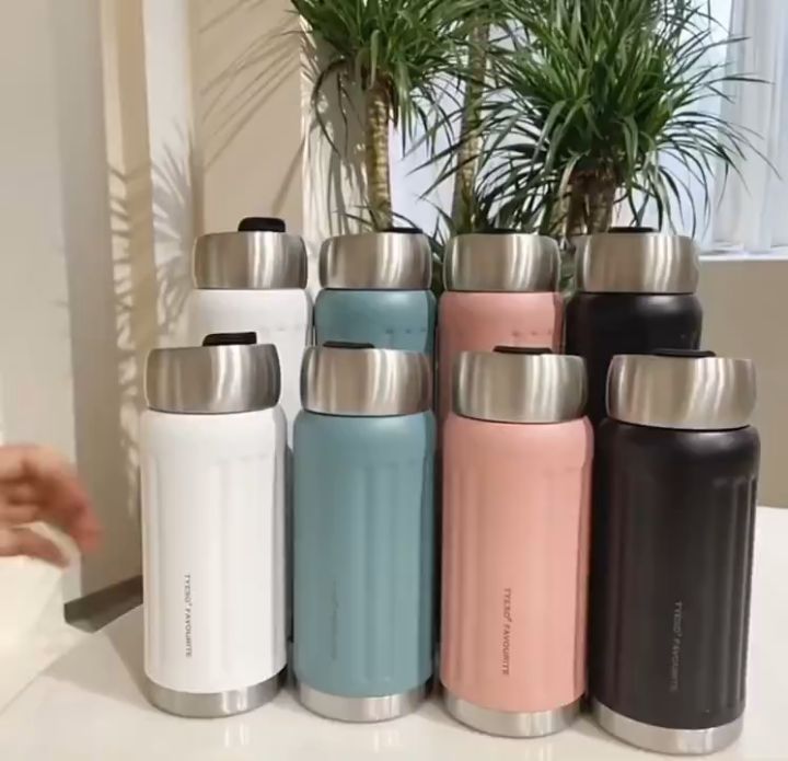 Tyeso Tumbler Hot and Cold 750ml Vacuum Insulated Water Bottle Double Wall Stainless Steel ...