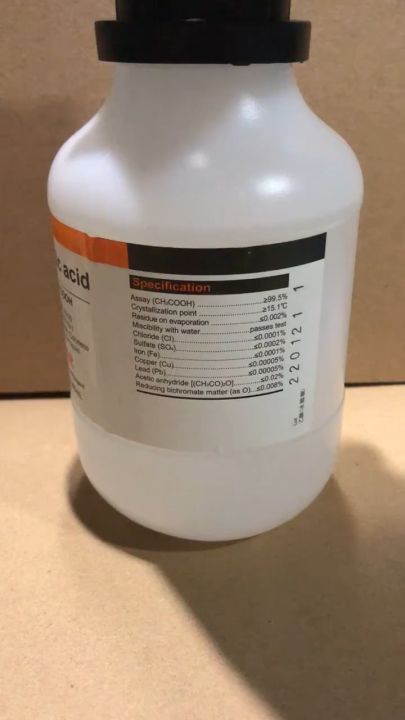 Acid acetic CH3COOH giấm chai 500ml axit axetic tinh khiết | Lazada.vn