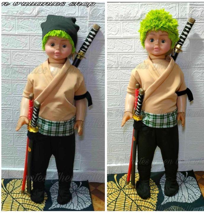Zoro Roronoa Costume For Kids Lola Nely's Costume Collection 2A 16