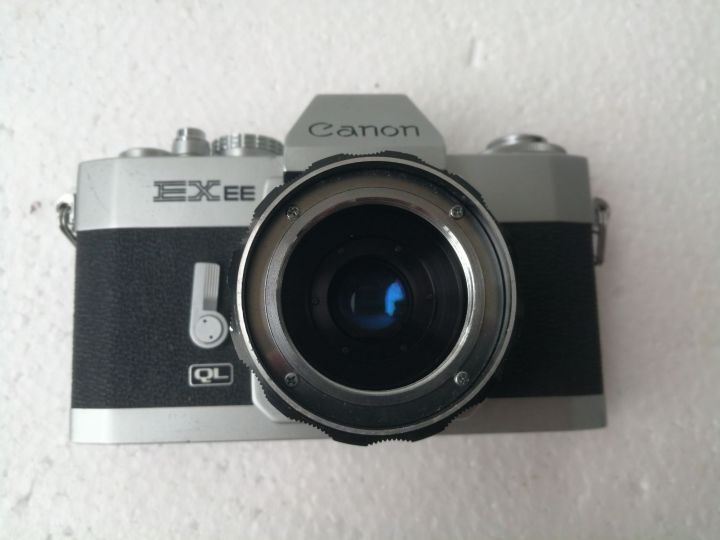 กล้องฟิล์ม canon ex auto เช็คเบื้ิองต้น ขึ้นฟิล์มได้ ชัตเตอร์ไม่ได้ ไม่ ...