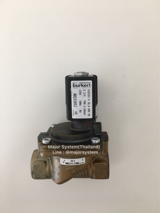 🇩🇪 Bürkert 6281EV A (NC, normally closed) 2/2-way Solenoid Valve G3/4 ...