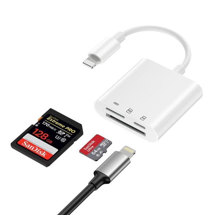 Biaze | Multi-Function SD Card Reader for Apple iPhone iPad OTG USB CF ...