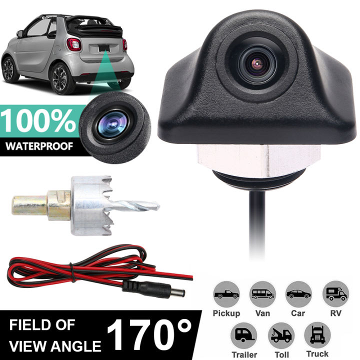 Car Reverse Rotating Camera HD 170° Degree Wide Angle Rear View Night ...