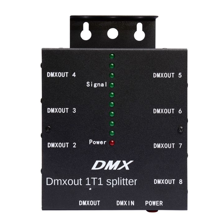 Dmx512 signal Amplifier 8-Way Isolated DMX Splitter Pin Optical ...
