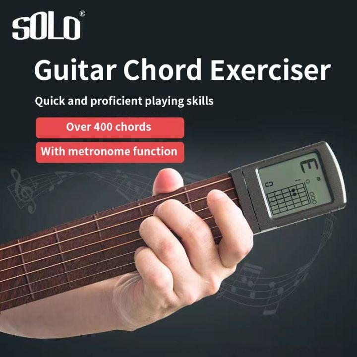 Digital Guitar Chords Trainer Portable 6 Fret Guitar Practice Neck Tool ...
