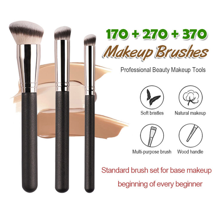 Stock 3PCS Makeup Brushes Set 170+270+370 Foundation Concealer Brush ...