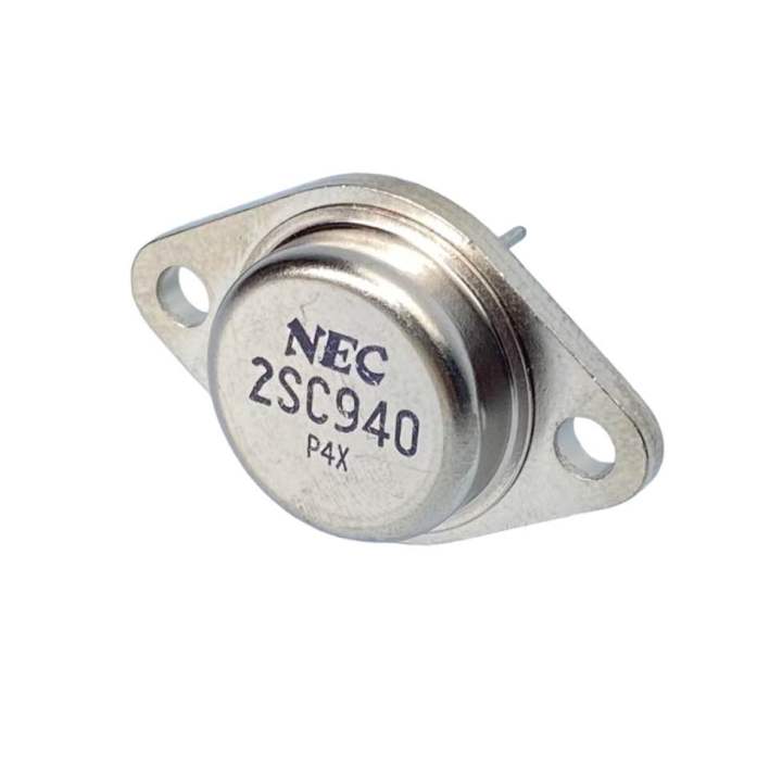 2SC940 พาวเวอร์ไบโพลาร์ทรานซิสเตอร์ NEC Transistor NPN Silicon 7.5A 90V TO-3 เครื่องขยายเสียง ...