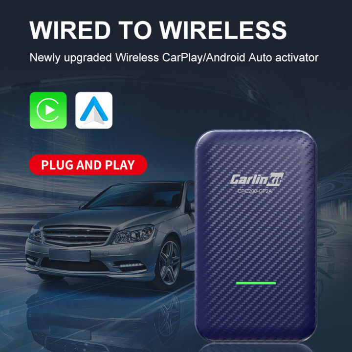 Carlinkit 4.0 for Wired to Wireless CarPlay Adapter Android Auto Dongle ...