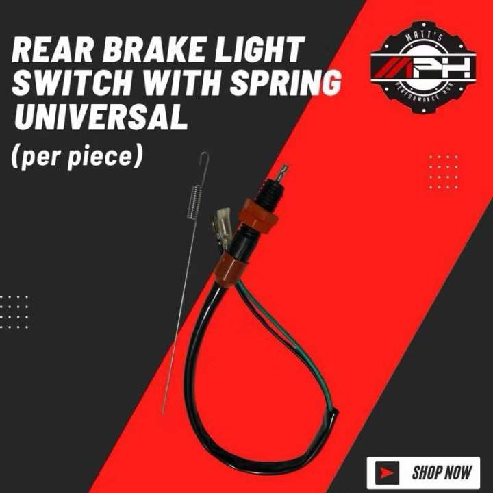 Rear Brake Light Switch With Spring (per piece) Universal | Lazada PH