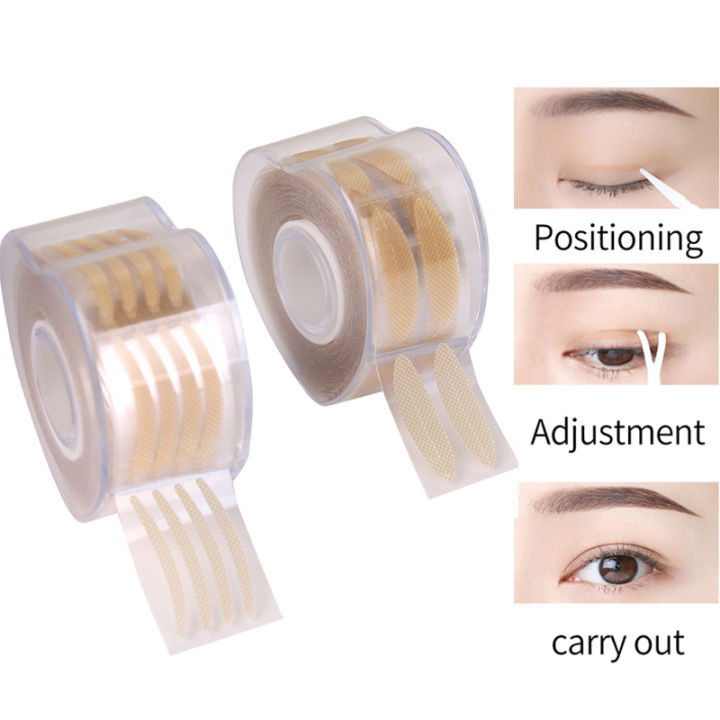 LEELA 600 PCS Mesh Lace Double Eyelid Stickers Long-lasting Waterproof ...