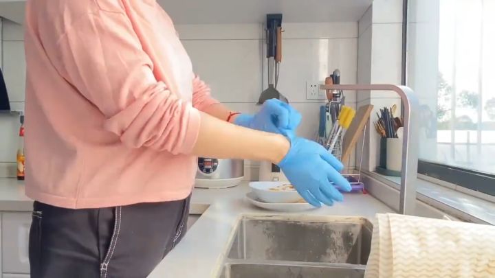 OREX Disposable Vinyl Nitrile Examination Gloves (Blue/Black/Pink/White ...