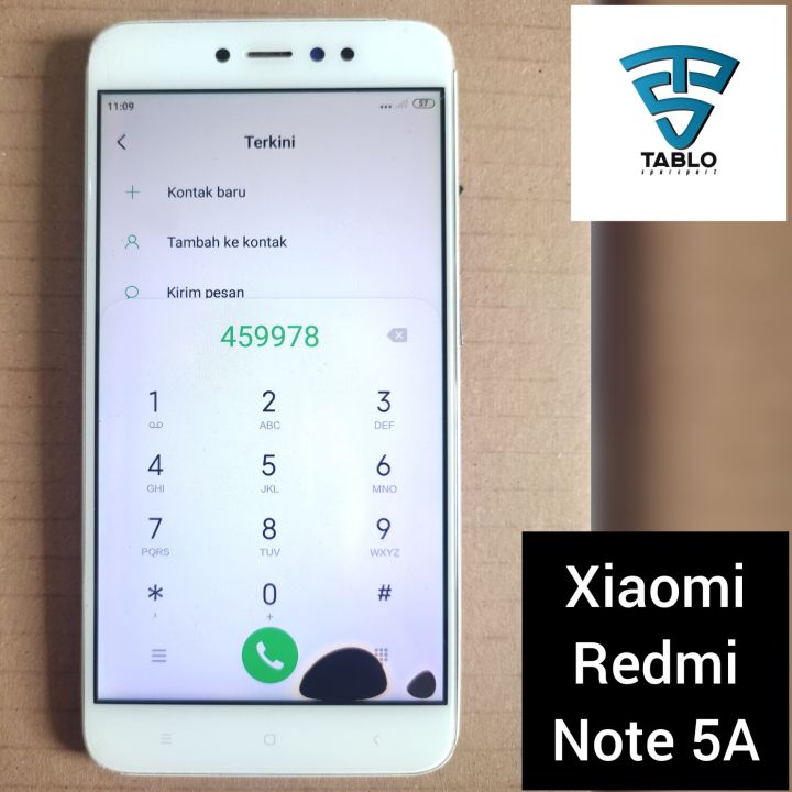 Lcd touchscreen frame Xiaomi redmi note 5A retak normal | Lazada Indonesia