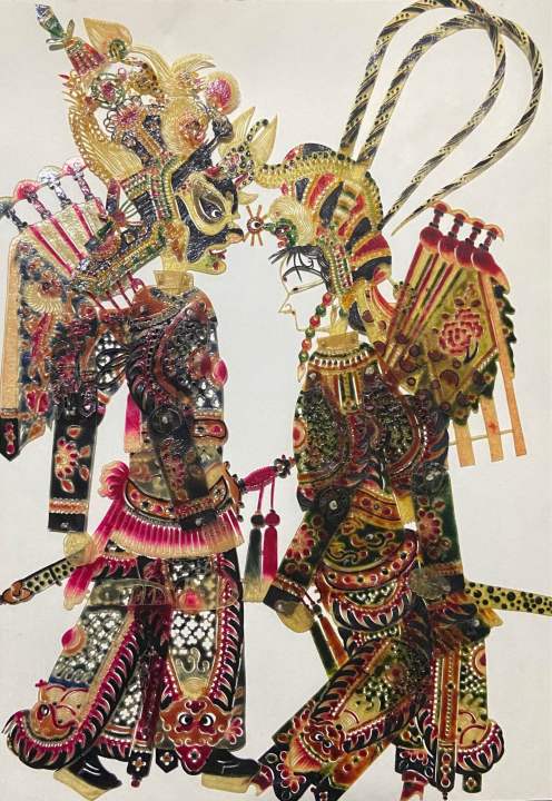 Peking Opera Old Puppets 京劇老皮影人偶 | Lazada