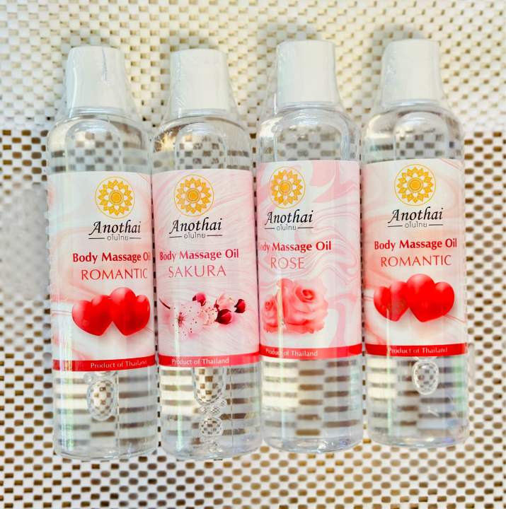 น้ำมันนวดตัว 250 มิล แบรนด์ Anothai 4 กลิ่น ยอดนิยม ราคาต่อขวดต่อกลิ่น ...