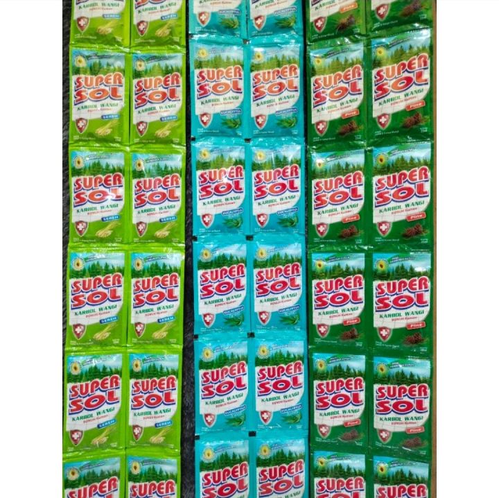 SUPERSOL SACHET 25 ML (1 RENCENG ISI 12 SACHET) | Lazada Indonesia