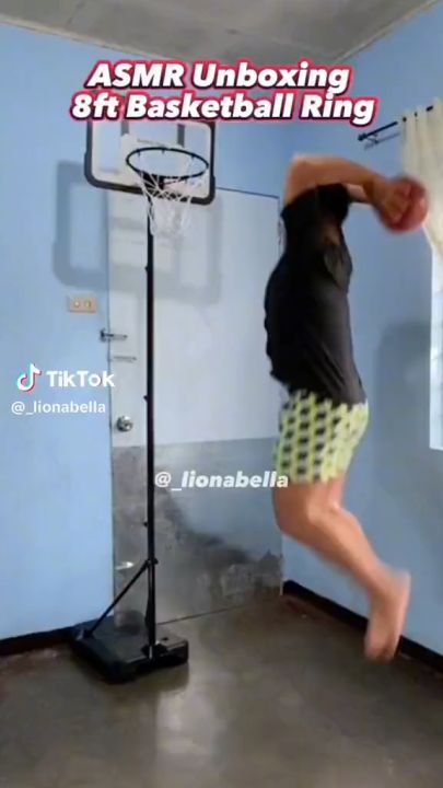 【Height Adjustable】 Basketball Ring for Kids/Adults 6.5/8.2ft Standard ...