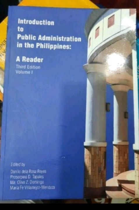 Introduction to Public Administration in the Philippines Reader Volume ...