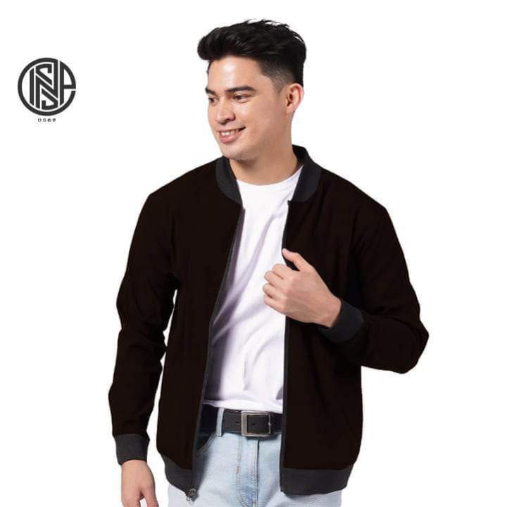 INSPI JACKET UNISEX KOREAN FASHION ZIPPER TYPE | Lazada PH
