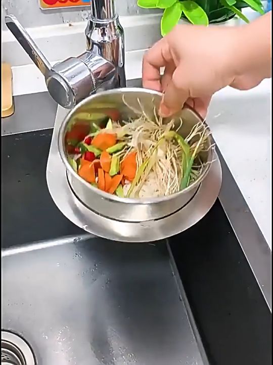 Stainless Steel Swan Drain Basket Multifunctional Non Perforated ...