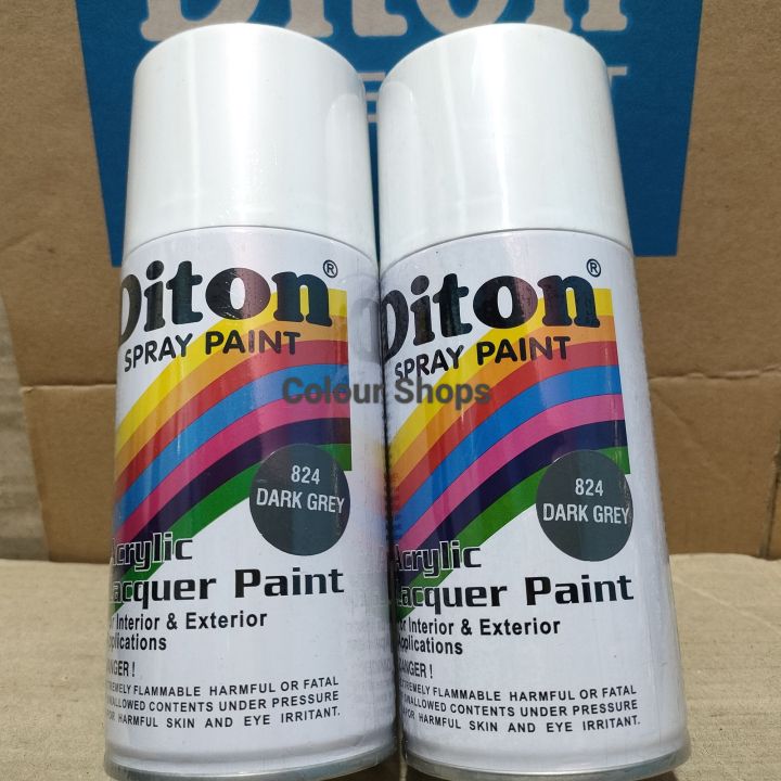 Pilok Pilox Cat Diton Dark Grey 824 Abu Abu Tua Glossy 300cc Cat ...