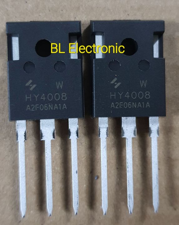1ชิ้น HY4008 HY4008W hy4008w MOSFET 80V 200A สำหรับงานอินเวอร์เตอร์ ...