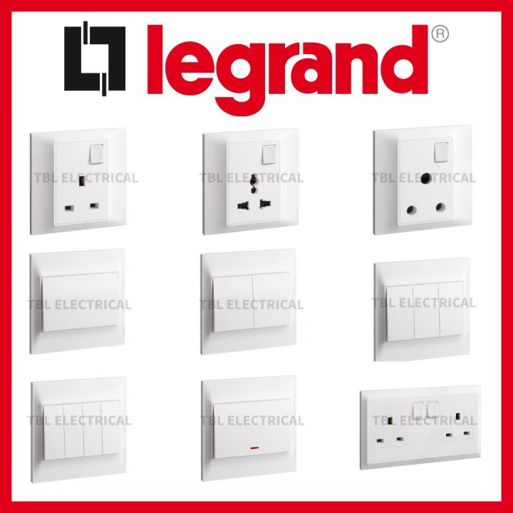 LEGRAND Belanko S 13A Switch Socket Outlet & Switches / Soket (SIRIM ...