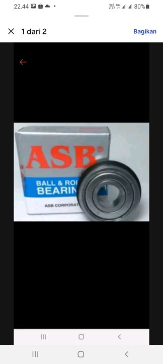 Ball bearing 6000 ZZ NR ASB (snap ring) fotocopy | Lazada Indonesia