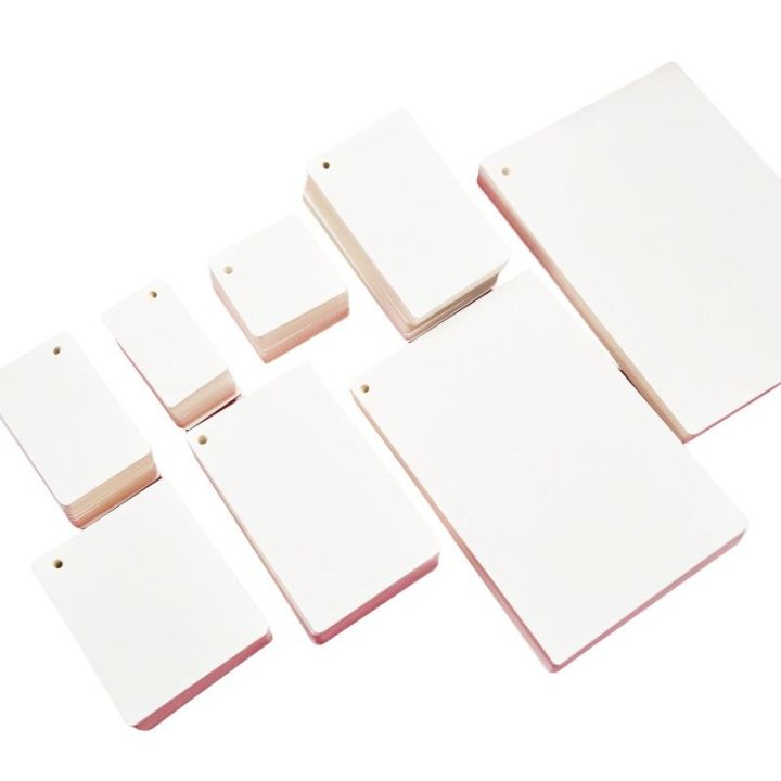 Blank Hard Card Stock Handwritten DIY Pinyin Literacy Memory White Card ...