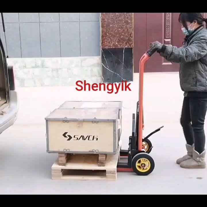 Shengyik Hydraulic Manual Lifting Trolley Stacker 400kg | Lazada