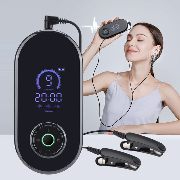 CES Smart Sleep Aid Instrument with Ear Clips Insomnia Relief ...