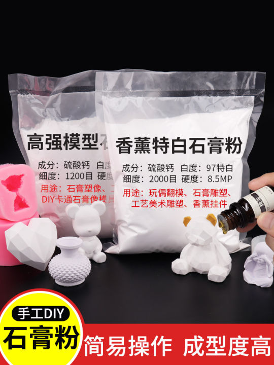 High Strength Model Gypsum Powder DIY Plaster Doll Mold Model White ...