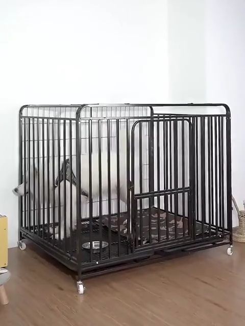 Heavy Cage Type Square Tube Dog Cage Type Dog Cage Large Metal ...