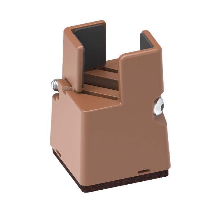 2PCS Adjustable Chair Feet Riser with Screw Clamp 2 4 Inch Height Heavy ...