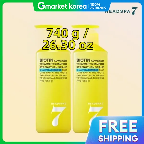 Headspa 7 | ) Head Spa 7 Biotin Treatment Shampoo 740g X 2 | Lazada PH