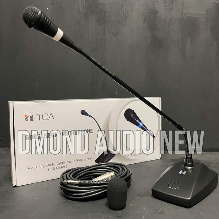 Mic Meja Podium Gooseneck TOA ZM 380 AS ORIGINAL | Lazada Indonesia