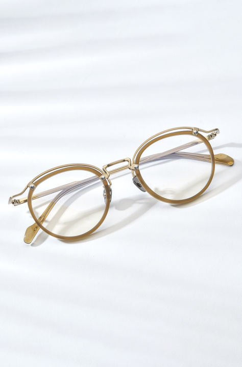 FONEX Acetate Titanium Glasses Frame Women Brand Design Small Round ...