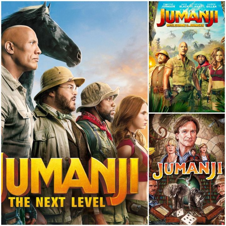 [DVD HD] จูแมนจี้ ครบ 3 ภาค-3 แผ่น Jumanji 3-Movie Collection (มีพากย์ไทย-ซับไทย เลือกดูได้ ...