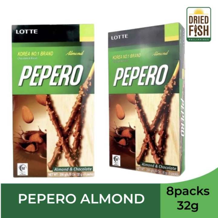 LOTTE Pepero Almond Value Pack (32g x 8packs) | Lazada PH