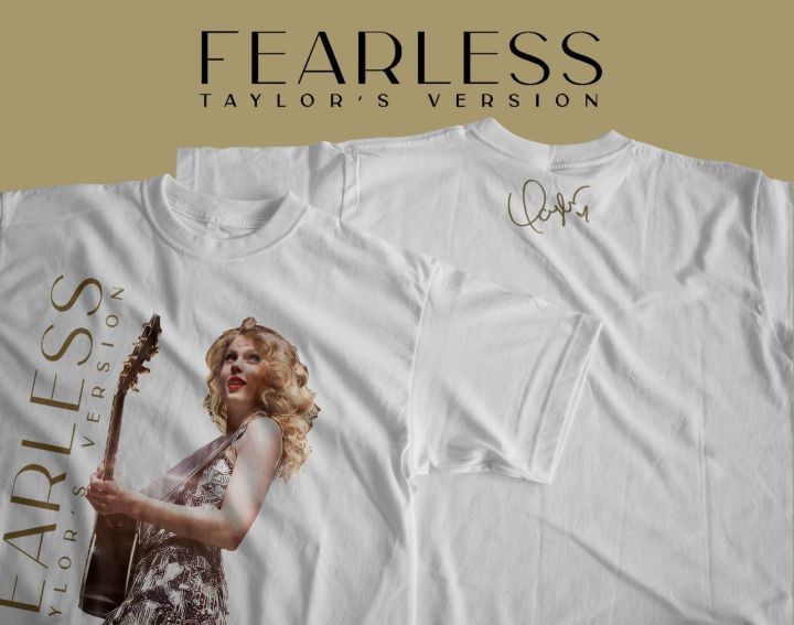 Fearless Taylor's Version Taylor Swift merch inspired unisex tshirt A3 ...