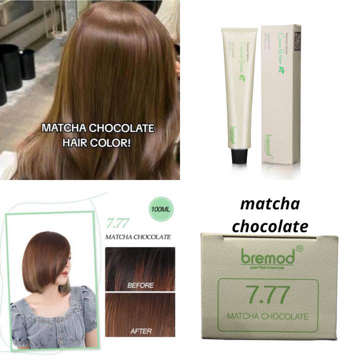 Bremod hair color 7.77 Matcha Chocolate hair dye | Lazada PH