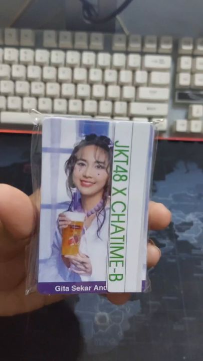 Chatime x JKT48 Photocard Edition Isi 25 Pcs Bolak-balik foto Member JKT48 New Era | Lazada ...