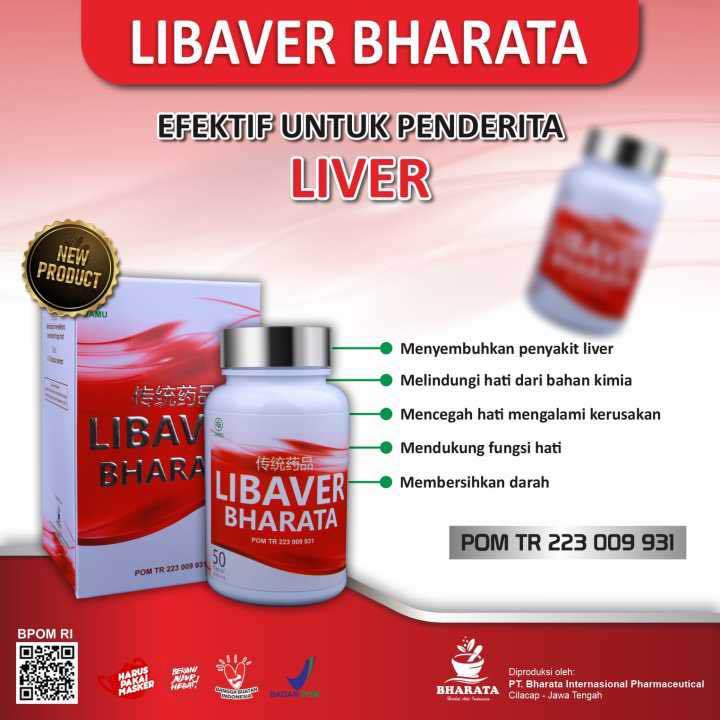 LIBAVER BHARATA -Obat Liver, hepatitis dan perut bengkak | Lazada Indonesia